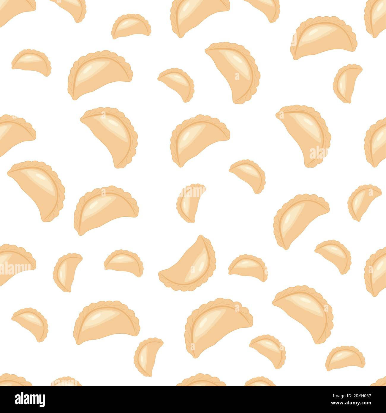 Dumplings seamless pattern on white background.Print Ideal for Fabric ...
