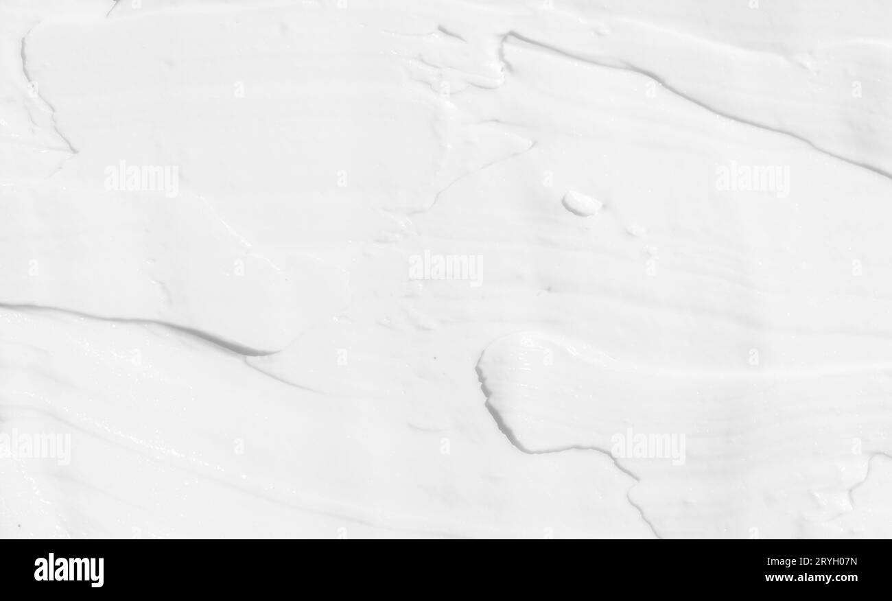 White cream background texture. Cosmetic product skin care. Full frame ...