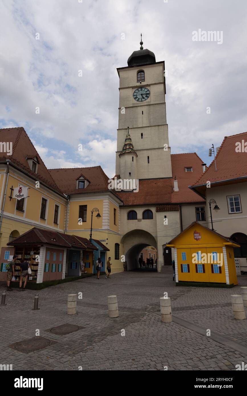The Council Tower (Turnul Sfatului), situated between the 2 main ...