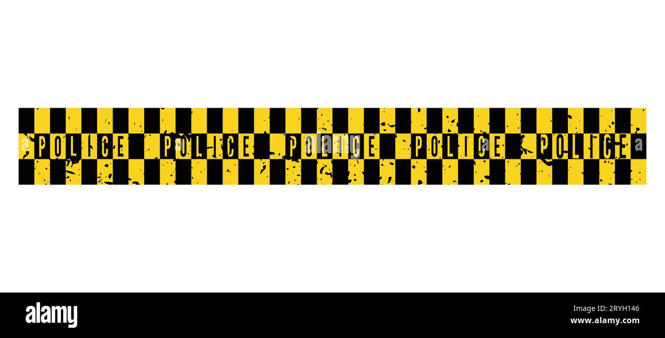 Police line do not cross. Barrier tape. Crime scene border. Safety type ...