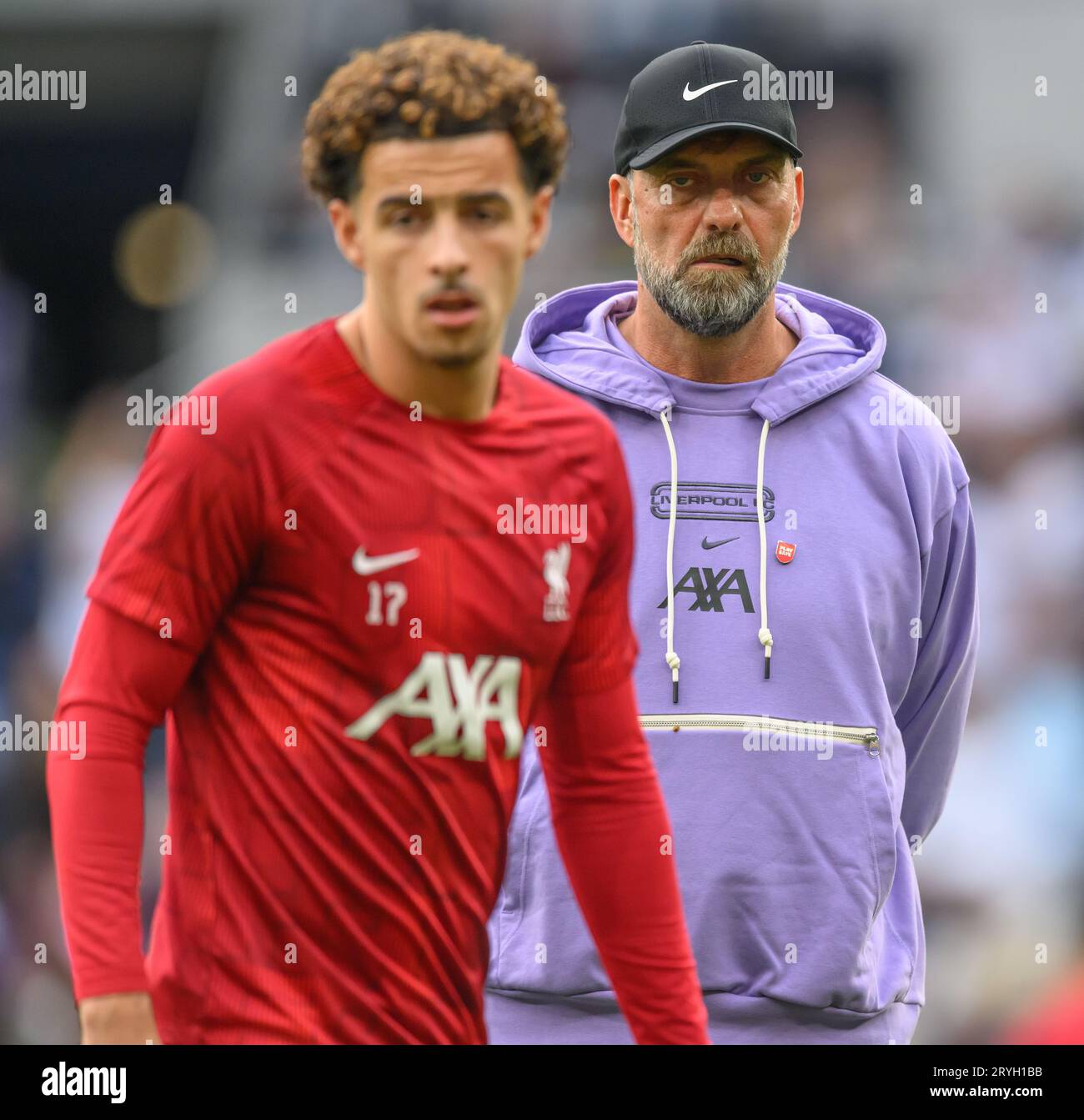 London, UK. 30th Sep, 2023. 30 Sep 2023 - Tottenham Hotspur v Liverpool ...