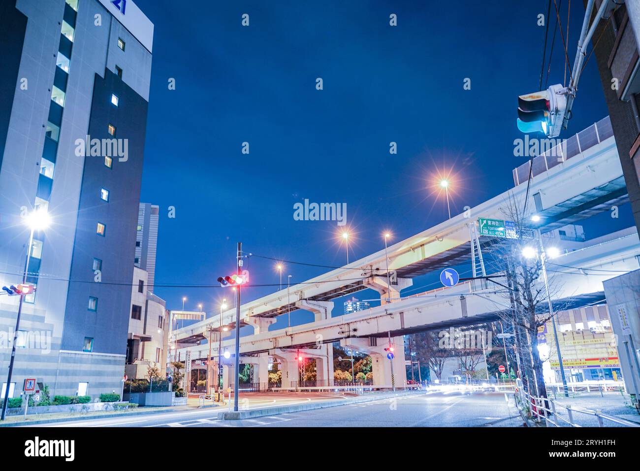 Metropolitan Expressway Kanagawa No. 1 Yokohane line Stock Photo - Alamy