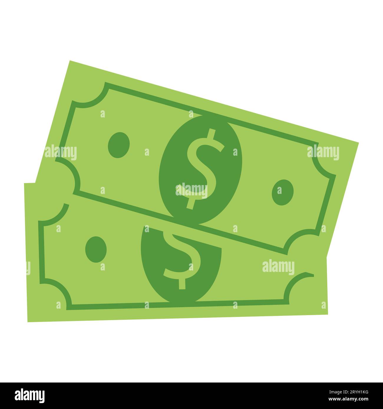 Vector Dollar sign, money dollar icon - currency dollar bill symbol ...