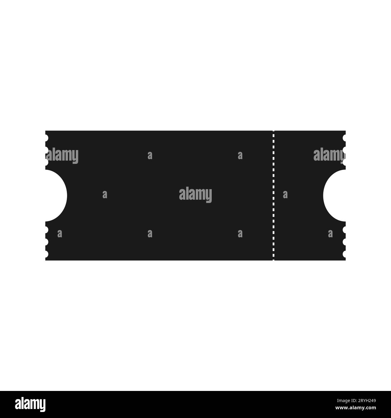 White train ticket icon isolated Black and White Stock Photos & Images ...