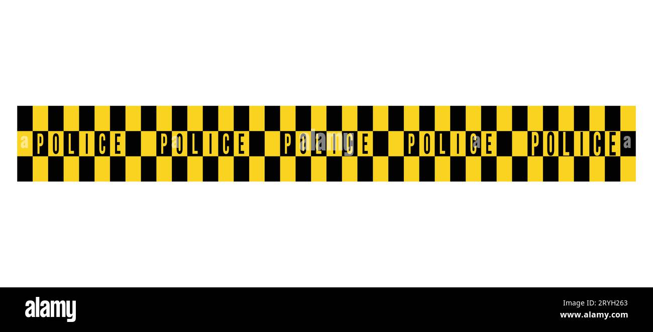 Police line do not cross. Barrier tape. Crime scene border. Safety type ...