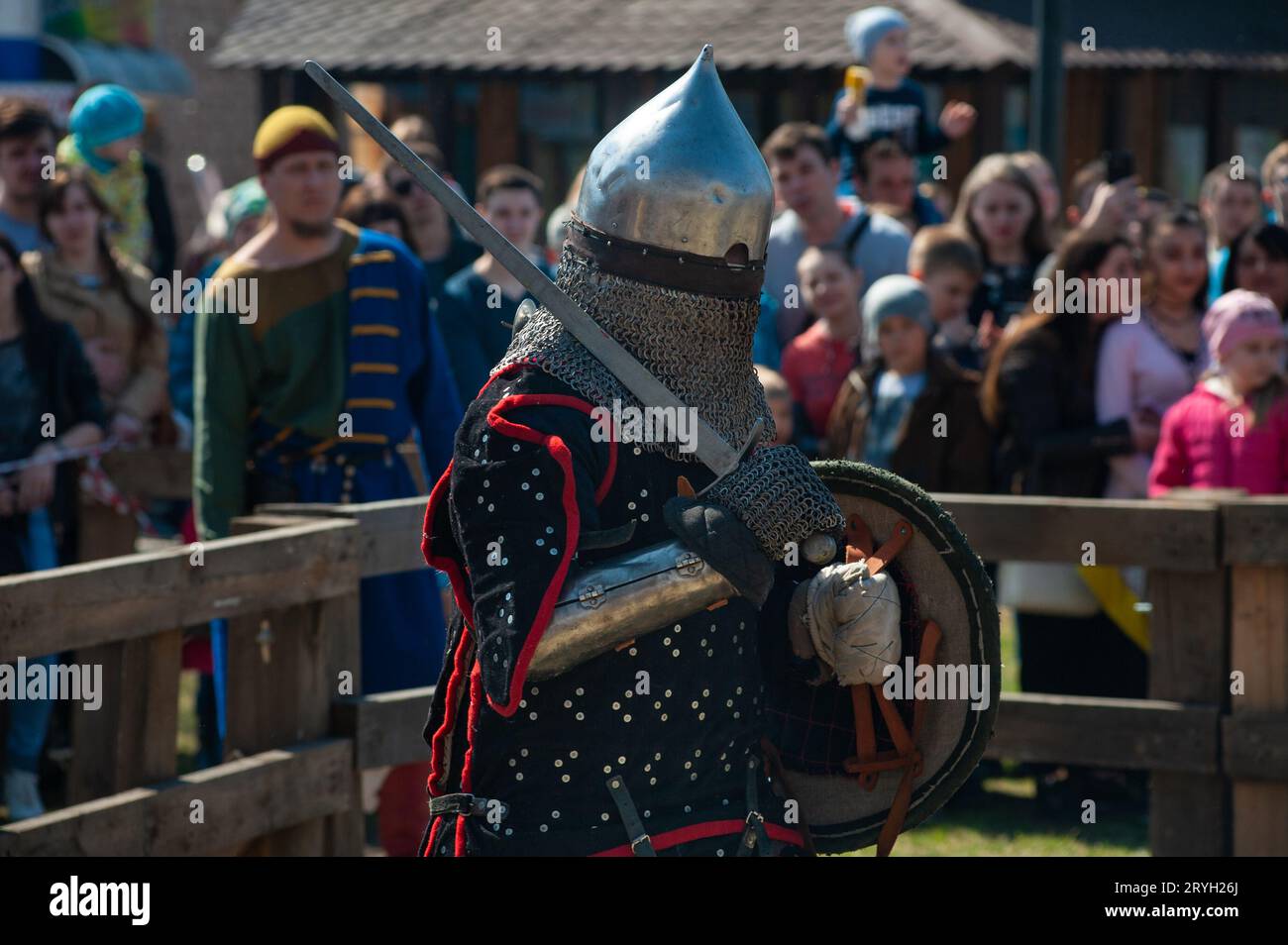 Steel crusader knight shield and cross hi-res stock photography and ...