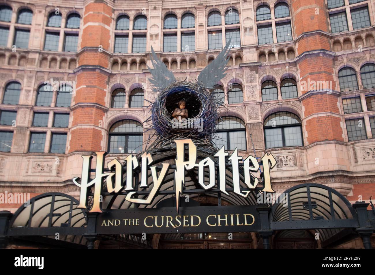 Harry Potter and the Cursed Child (Play), Palace Theatre, Cambridge Circus, London, UK Stock ...