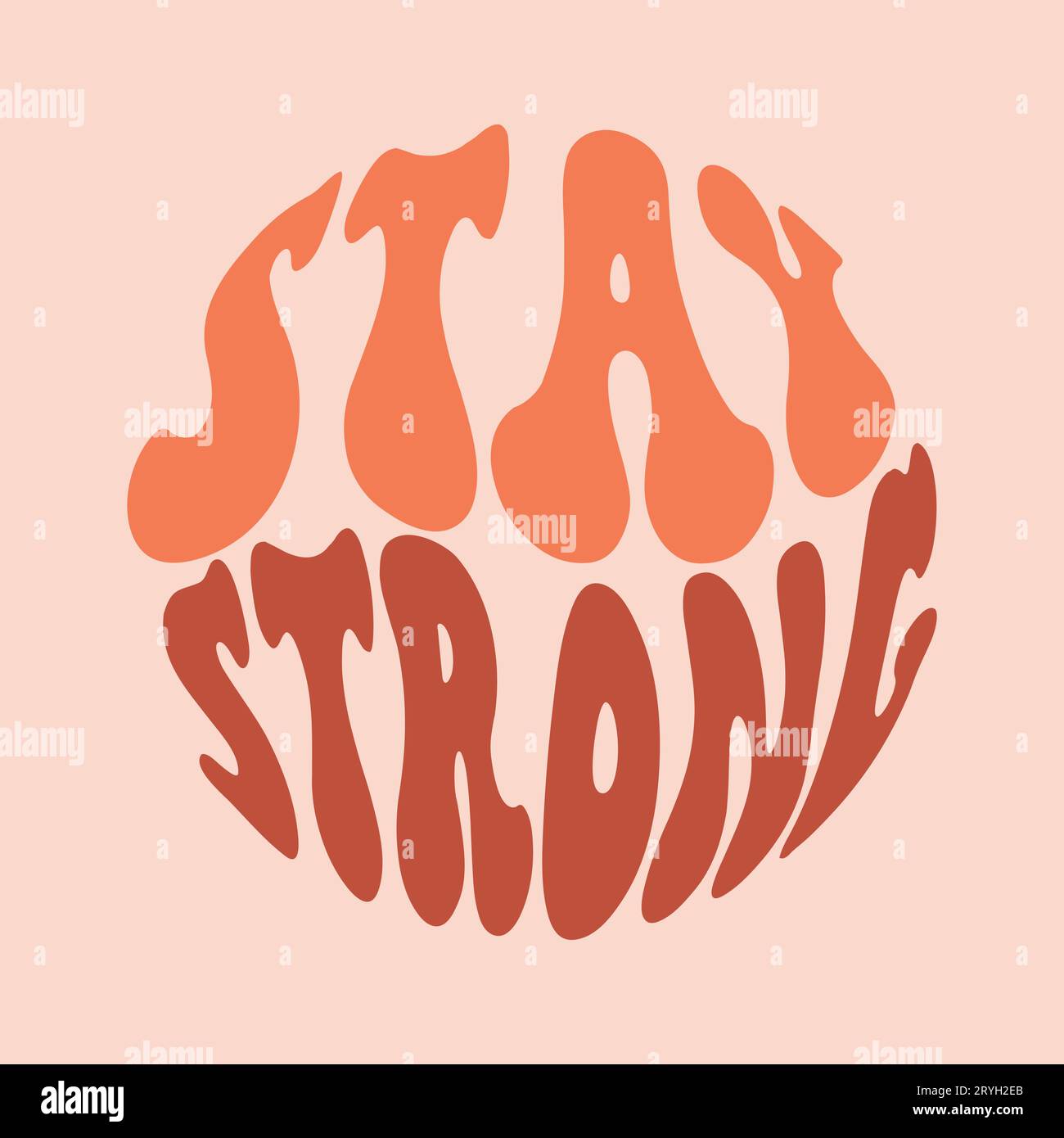 Stay positive template Stock Vector Images - Alamy