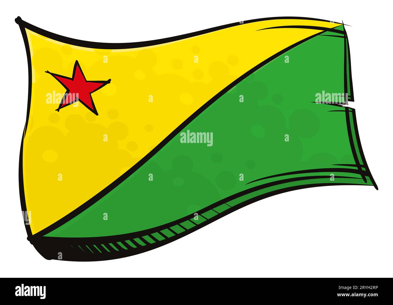 Acre state flag hi-res stock photography and images - Alamy