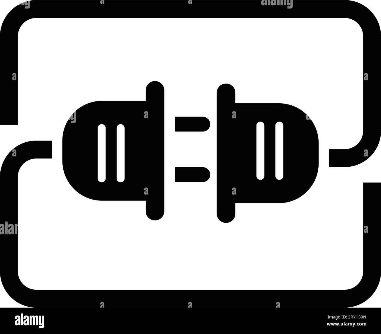 Icon personal connection Stock Vector Images - Alamy