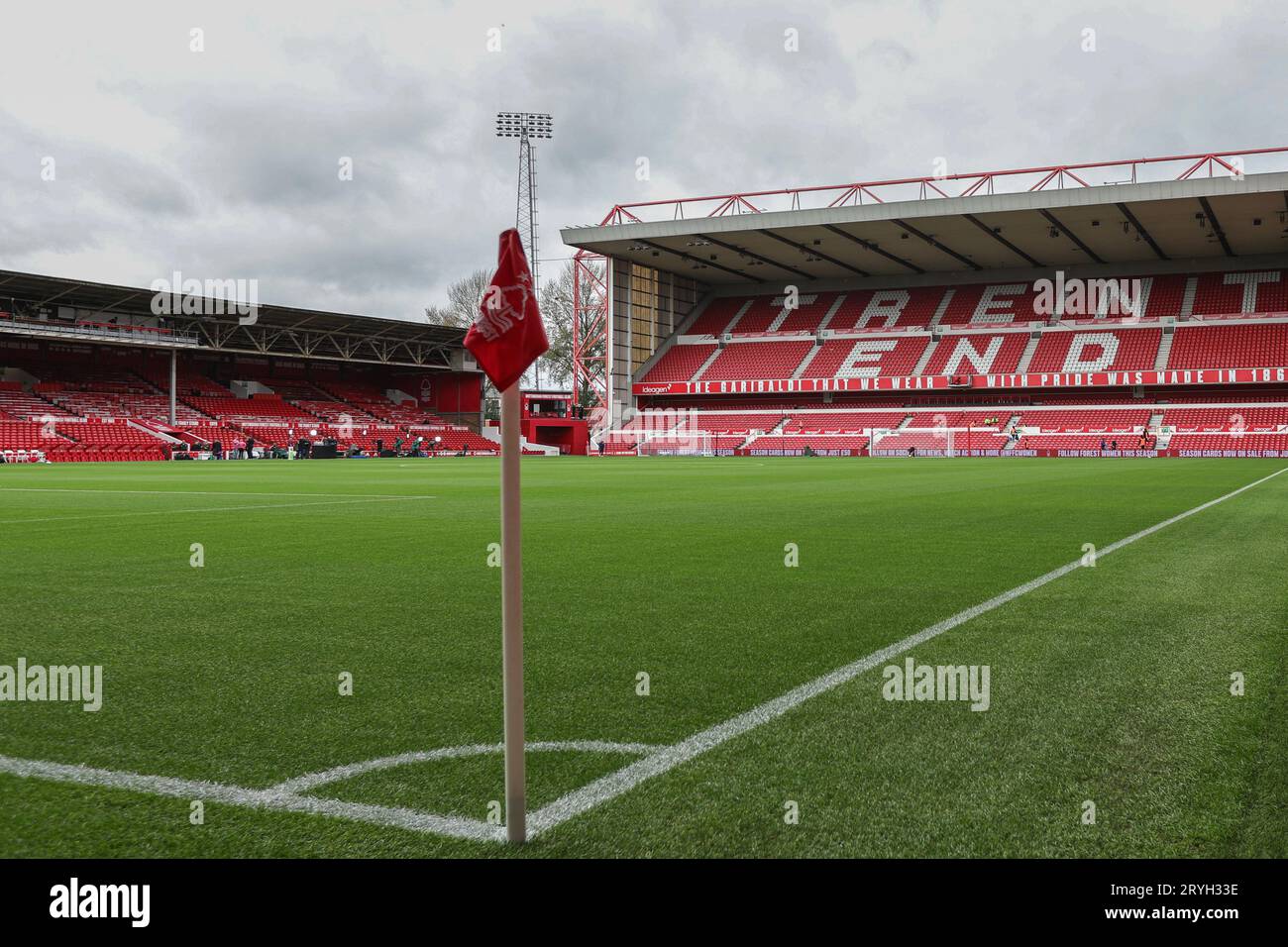 A general view inside of the City Ground, home of Nottingham Forest ...