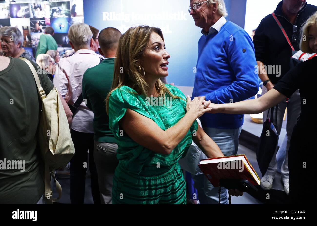 Alexandra Pascalidou during Bokmässan, book fair, at Svenska mässan ...