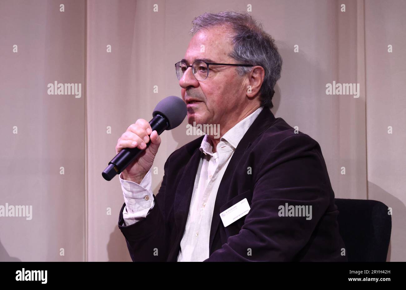 Göran Rosenberg during Bokmässan, book fair, at Svenska mässan ...