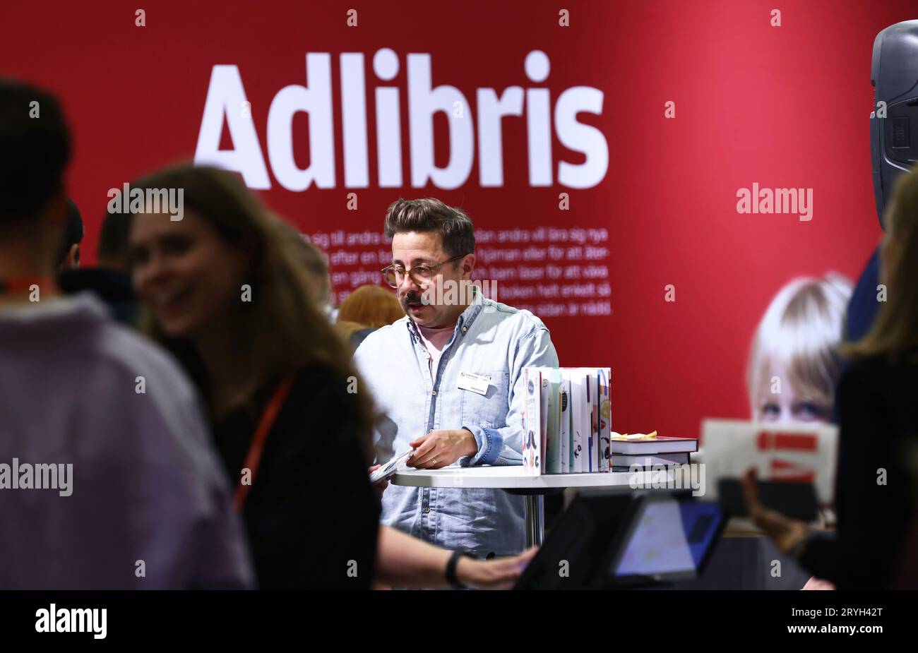 David Sundin during Bokmässan, book fair, at Svenska mässan, Gothenburg ...