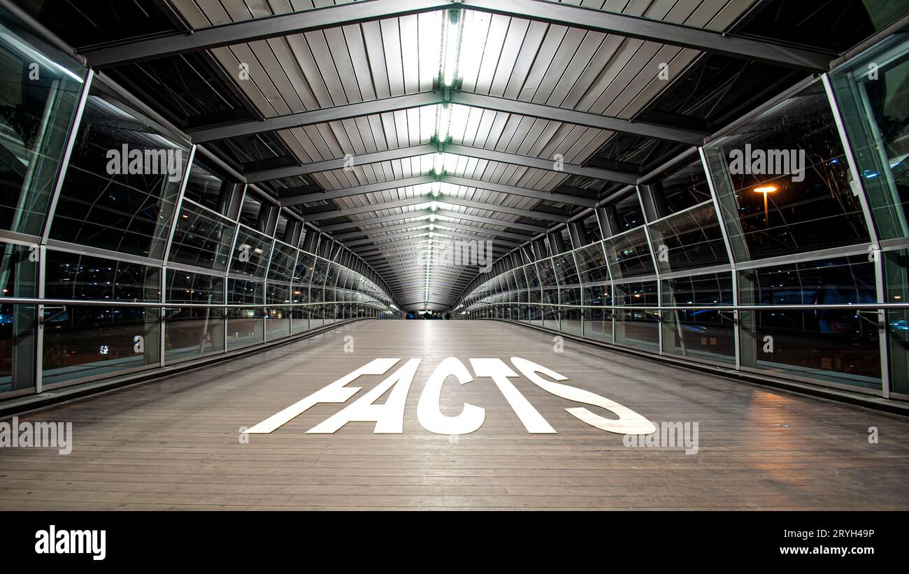 Street Sign to Facts Stock Photo - Alamy