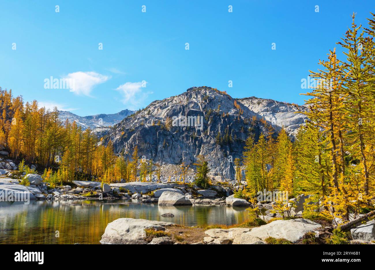 Beautiful Alpine lakes wilderness area in Washington, USA Stock Photo ...