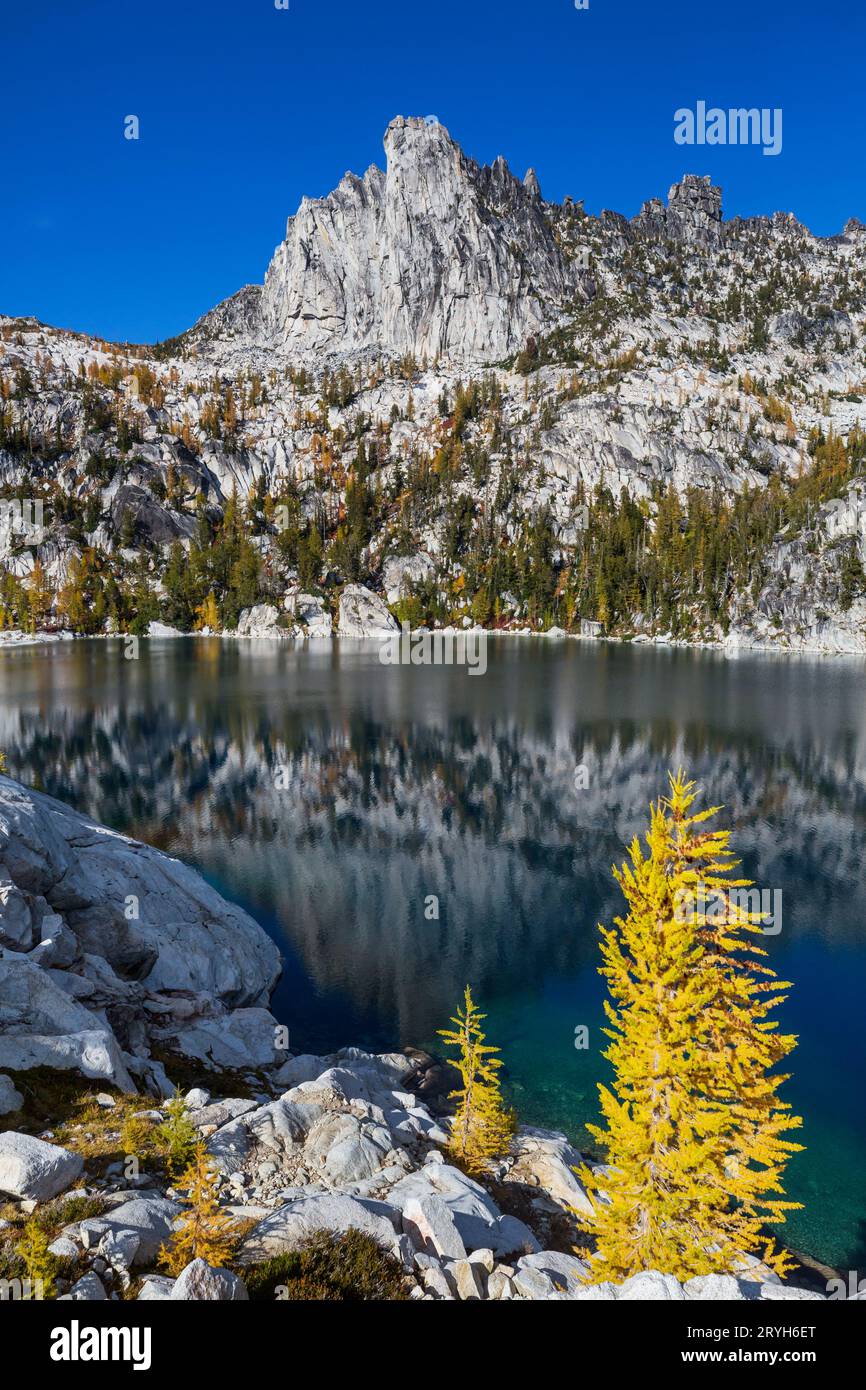 Beautiful Alpine lakes wilderness area in Washington, USA Stock Photo ...