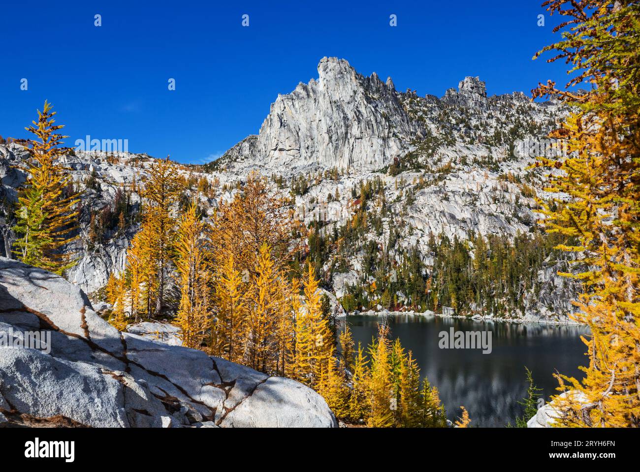 Beautiful Alpine lakes wilderness area in Washington, USA Stock Photo ...