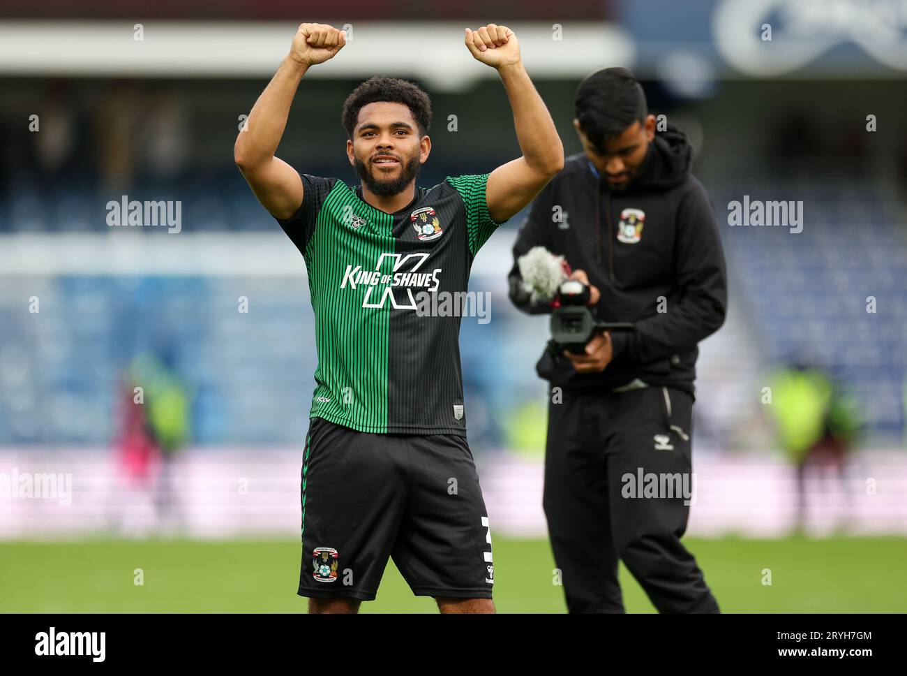 Coventry City's Jay Dasilva celebrates following the Sky Bet ...