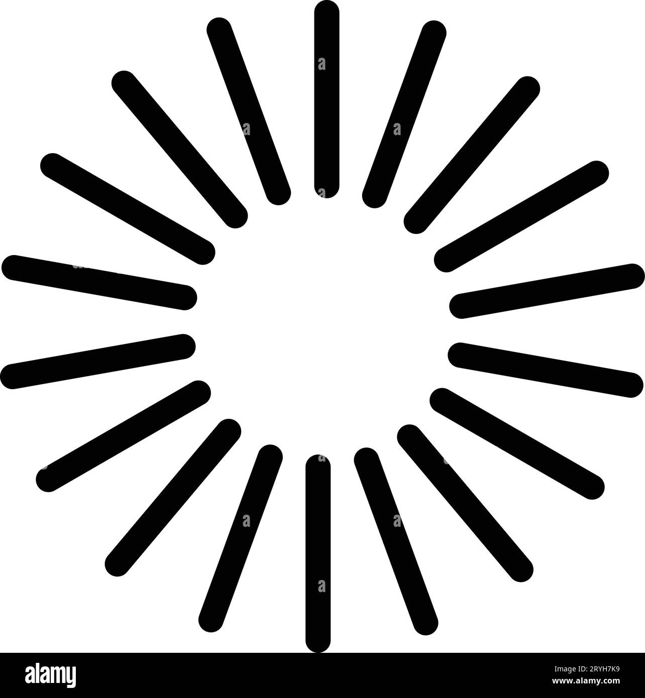 Radiation lines Black and White Stock Photos & Images - Alamy