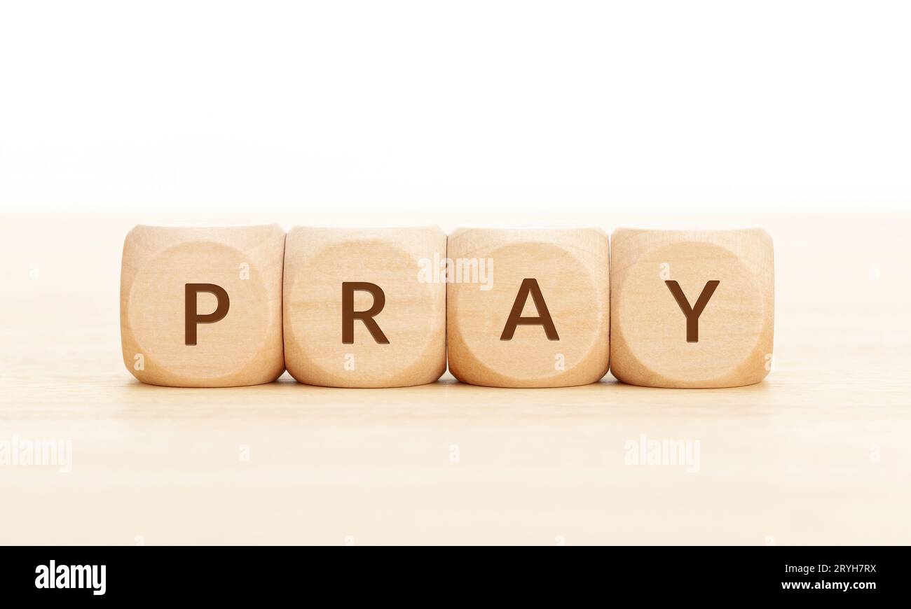 Pray word hi-res stock photography and images - Alamy