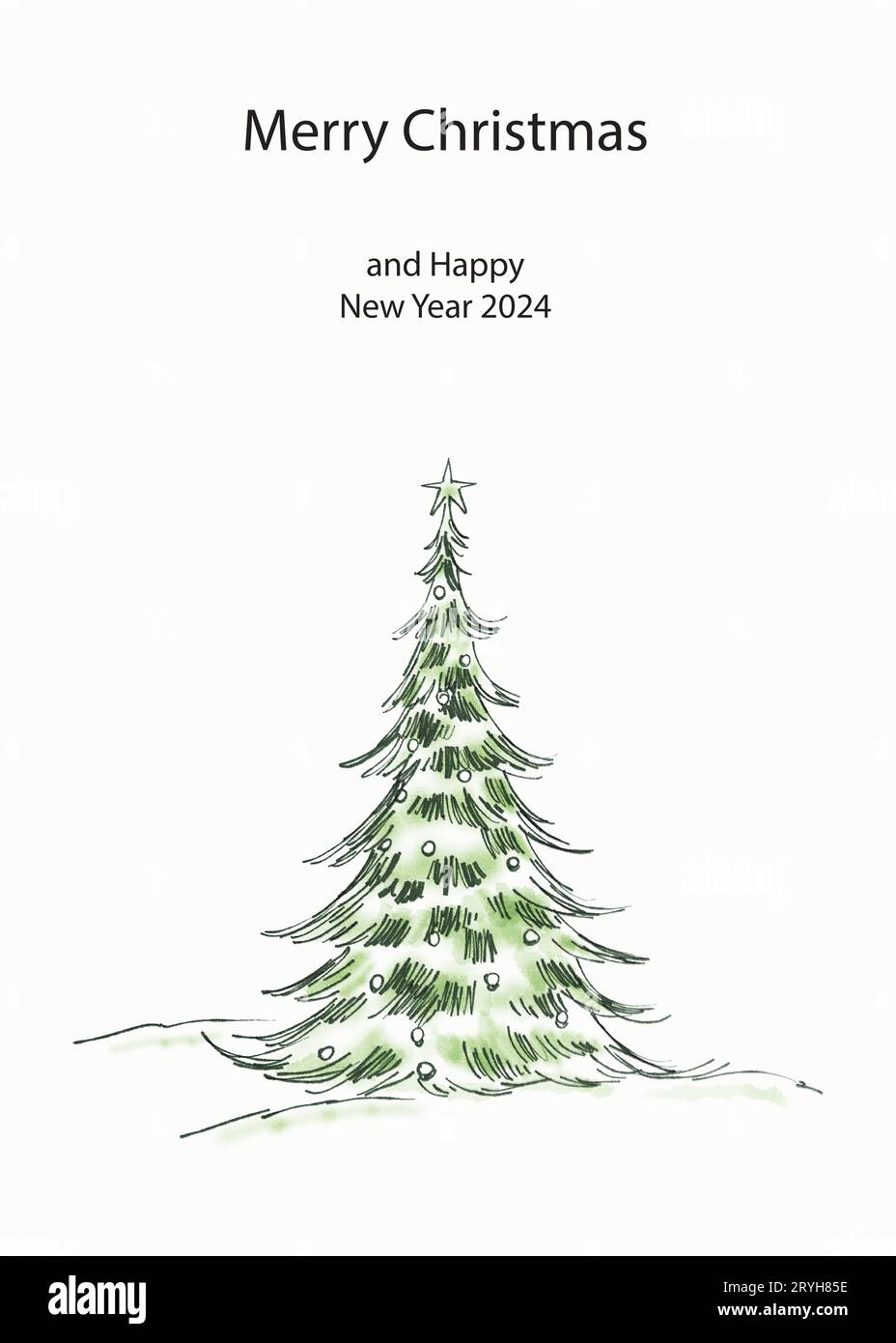 New year 2024 greeting cards hi-res stock photography and images - Alamy