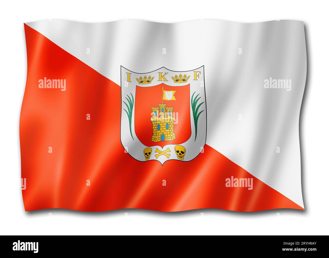Tlaxcala state flag, Mexico Stock Photo - Alamy