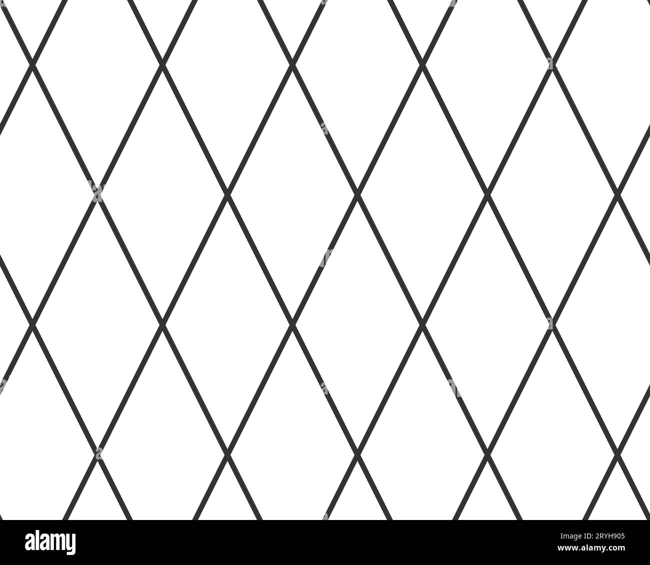 Diagonal lattice Black and White Stock Photos & Images - Alamy