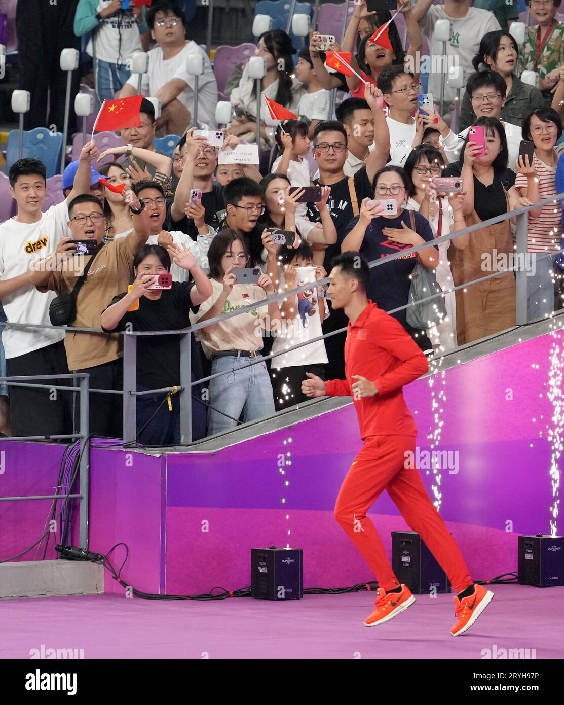 Hangzhou, China's Zhejiang Province. 1st Oct, 2023. Wang Jianan of ...