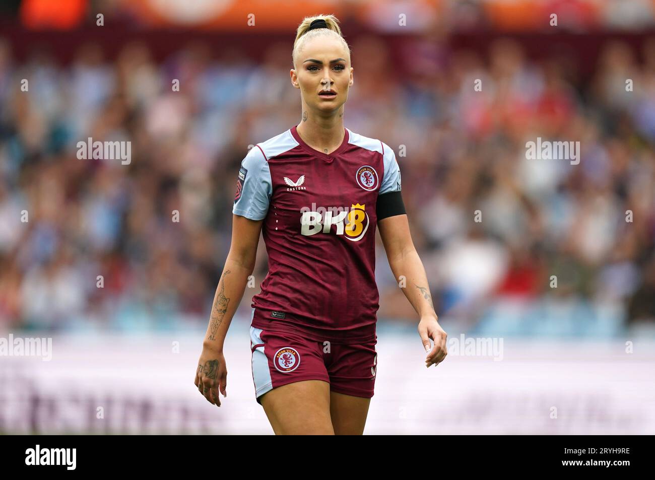 Aston Villa's Alisha Lehmann during the Barclays Women's Super League ...