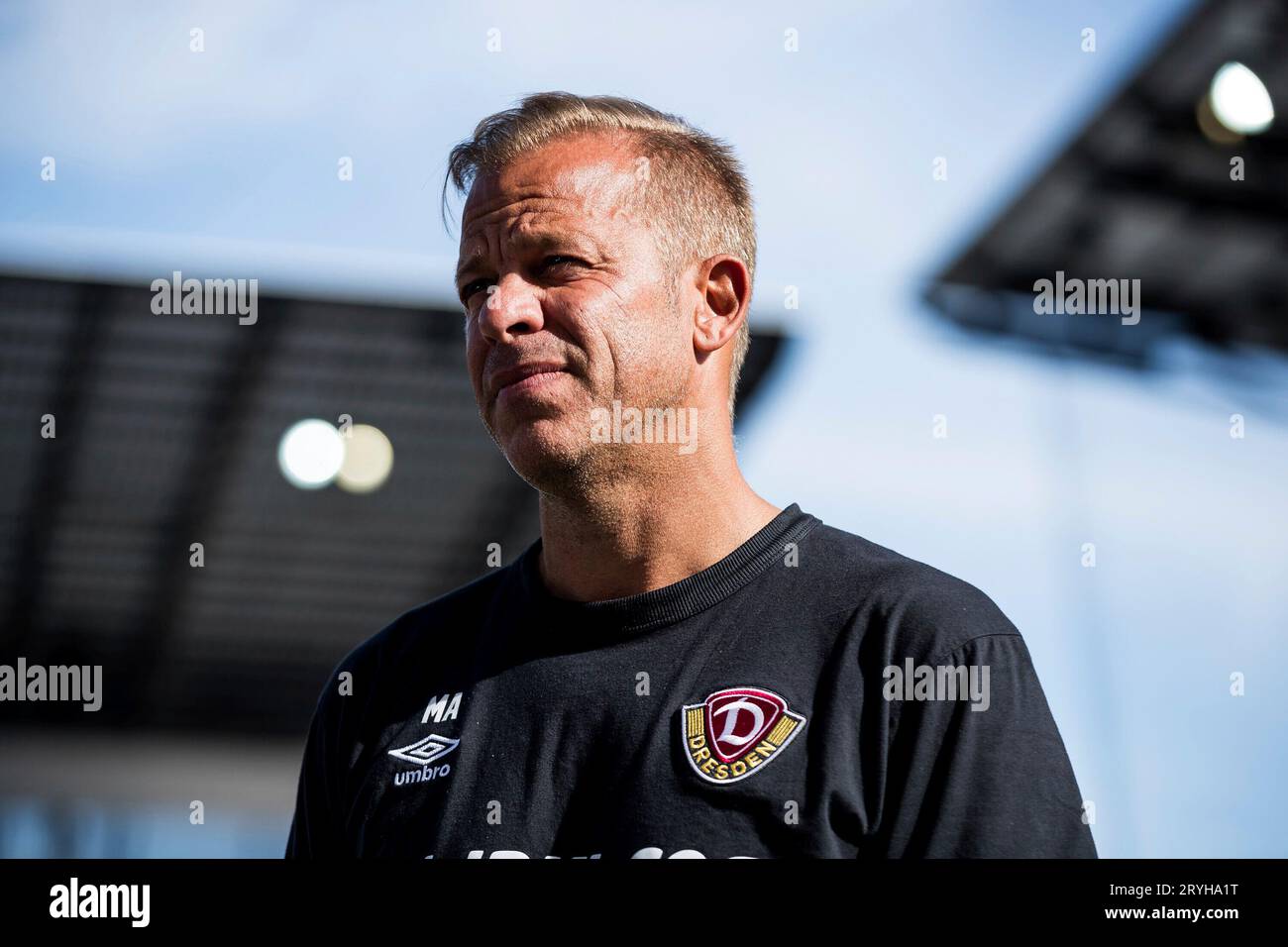 Essen, Deutschland. 01st Oct, 2023. Markus Anfang (Trainer Dynamo ...
