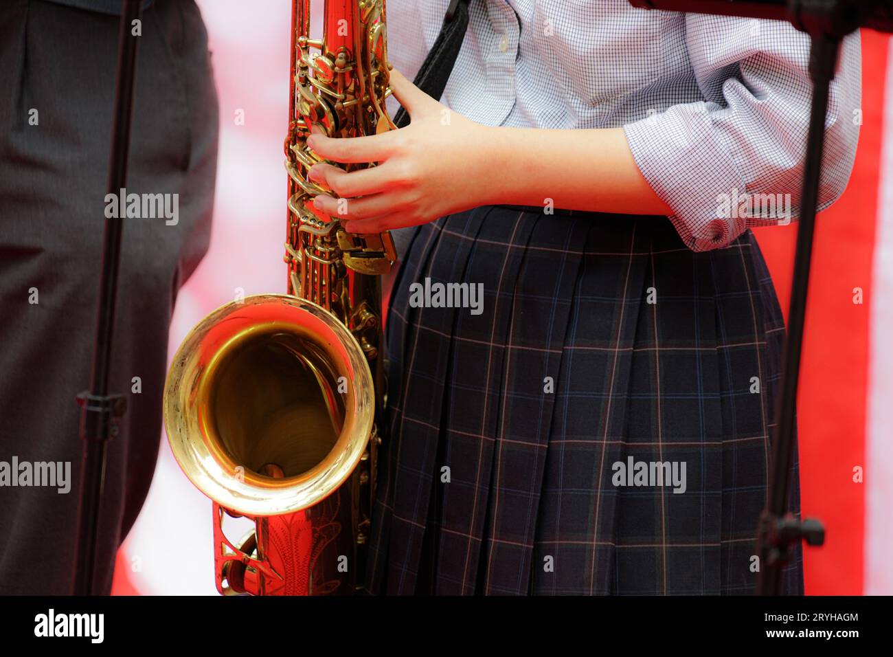 Students music band stage hi-res stock photography and images - Alamy