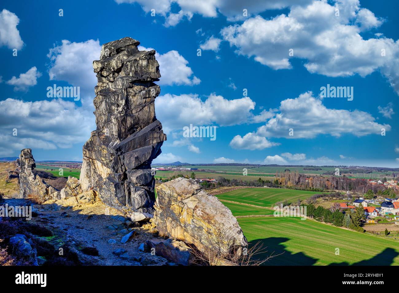 Photo of Devil's Wall in Harz mountain in Germany Stock Photo - Alamy