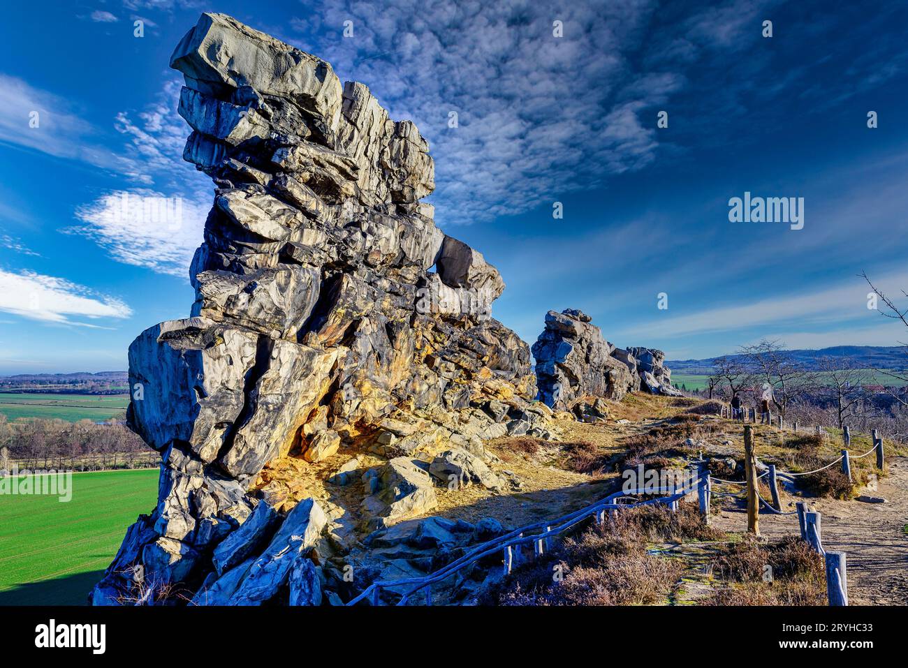 Photo of Devil's Wall in Harz mountain in Germany Stock Photo - Alamy
