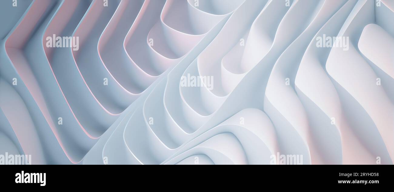 Abstract 3D White Background Stock Photo - Alamy