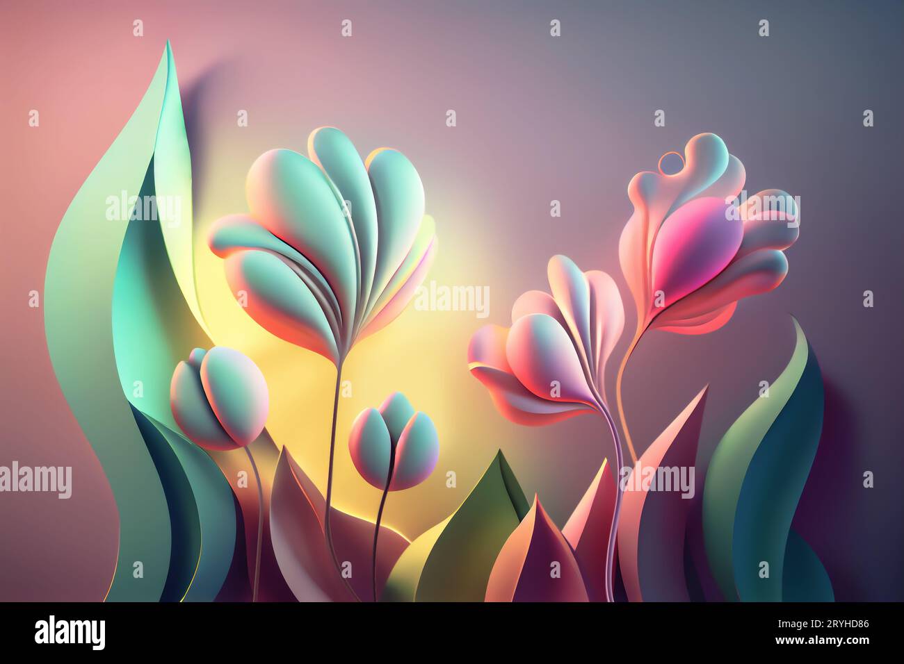 Colourful floral design hi-res stock photography and images - Alamy