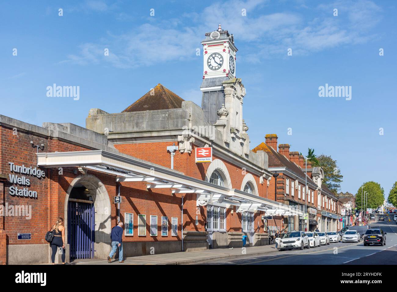 Clock tower railway station mount pleasant road royal tunbridge hi-res ...