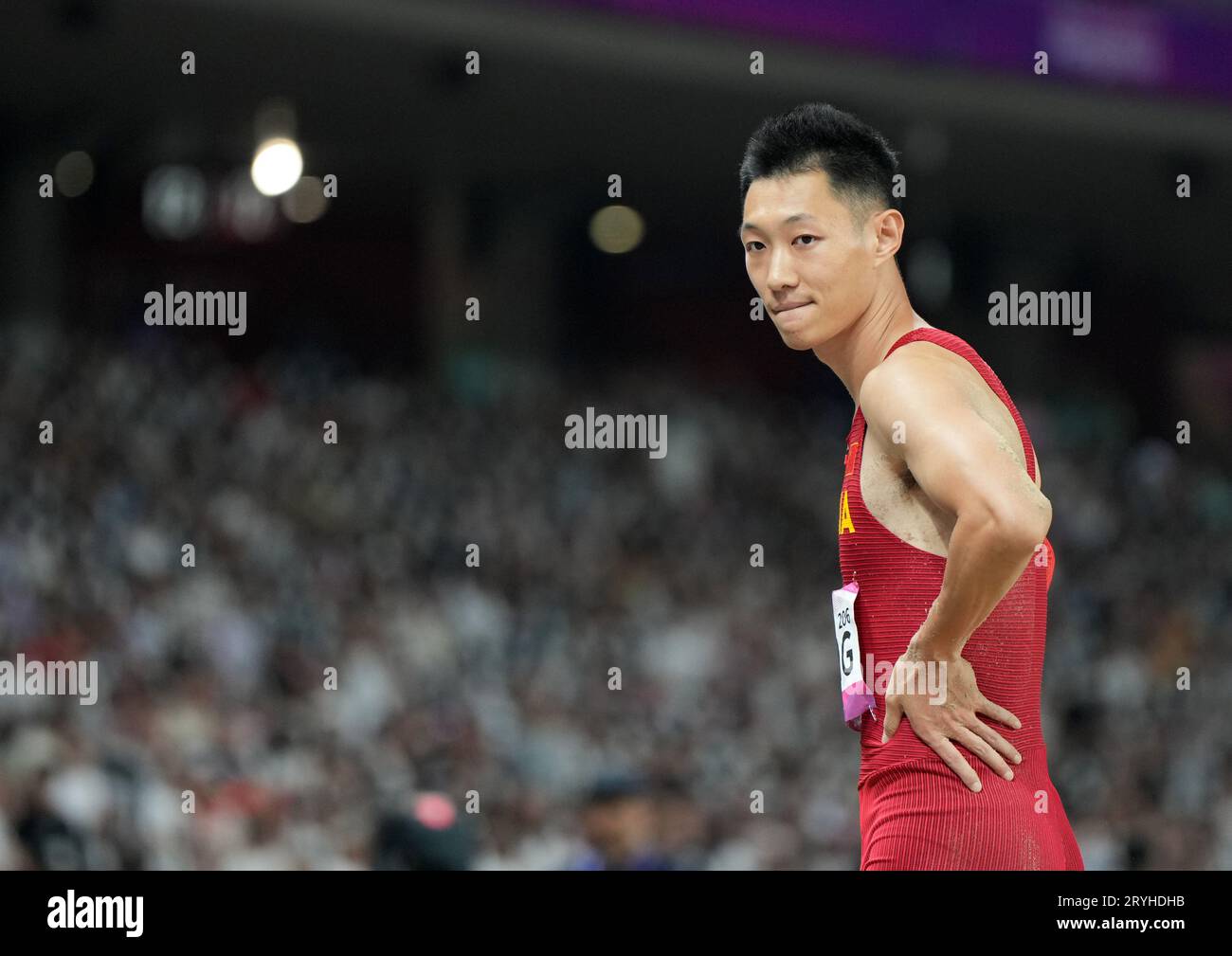 Hangzhou, China's Zhejiang Province. 1st Oct, 2023. Wang Jianan of ...