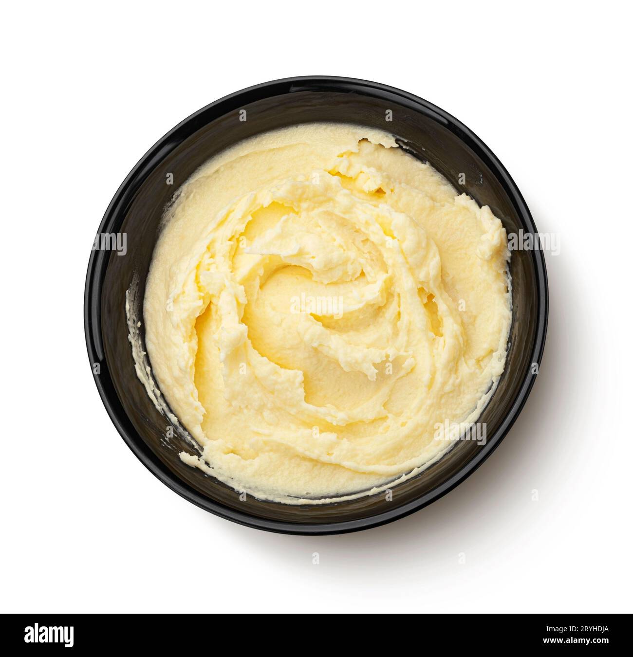 Mashed potato top view Cut Out Stock Images & Pictures - Alamy