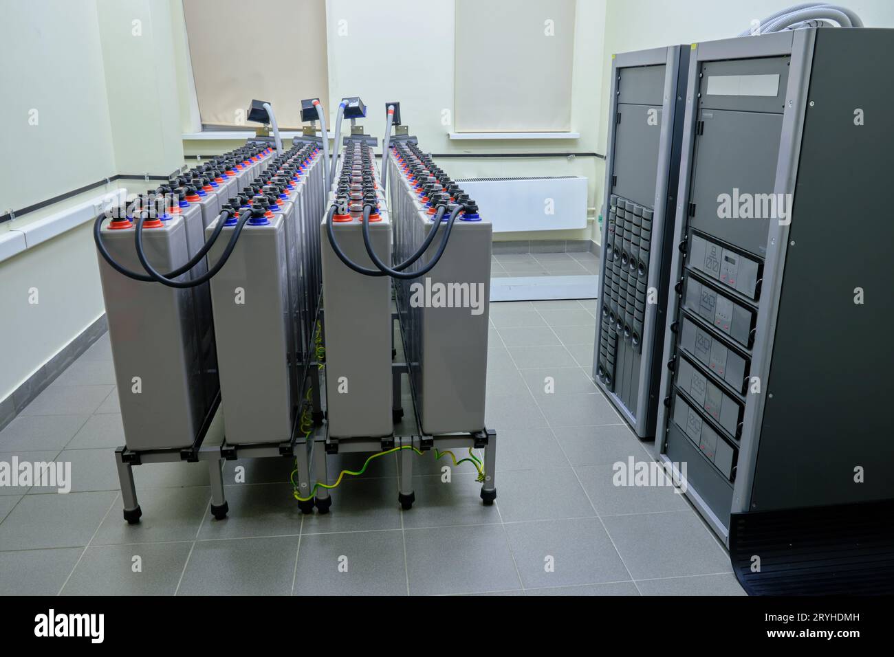 Control panel Socomec sicon on the Sharys UPS module Fiamm about the ...