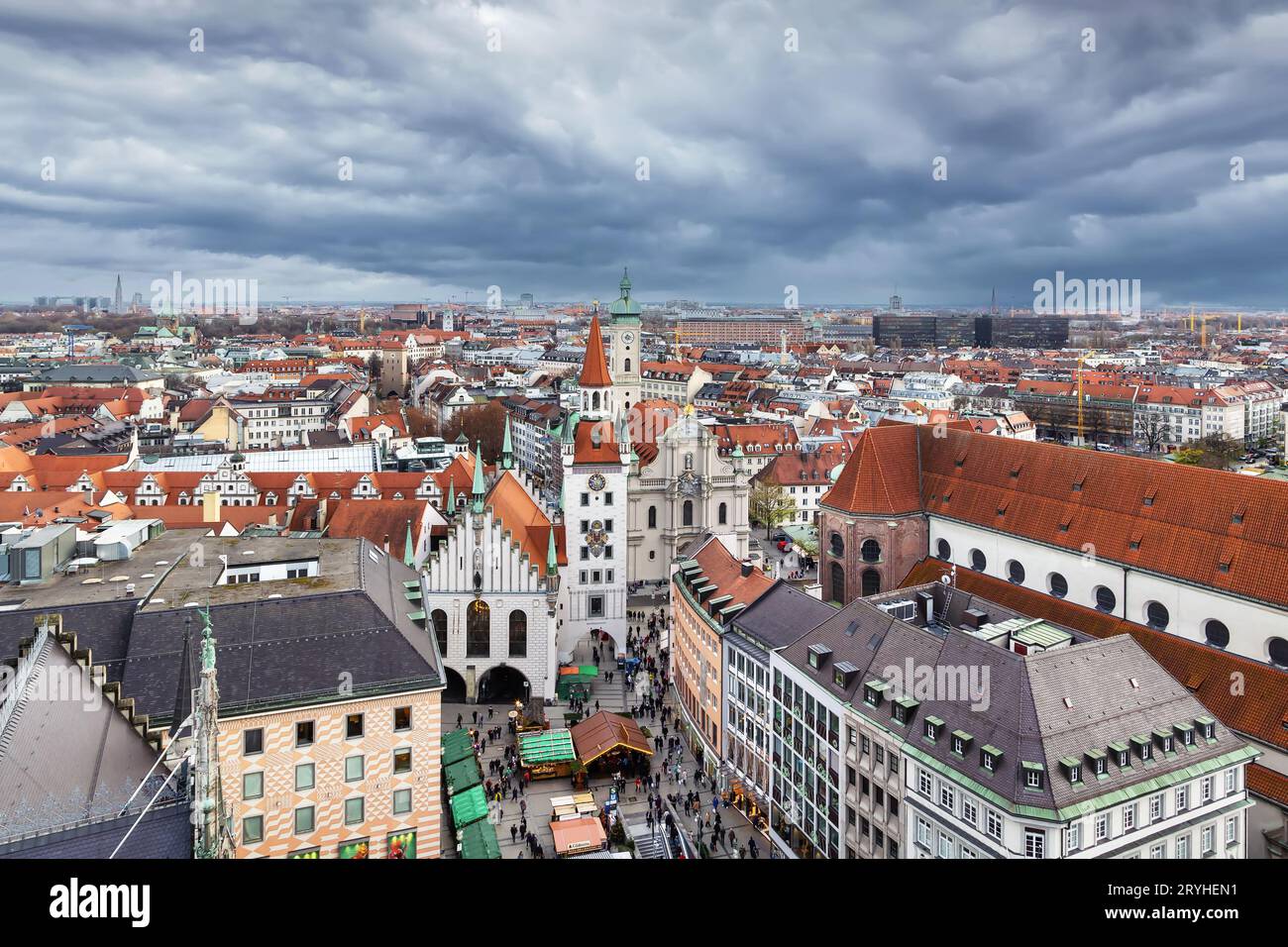 Germany munich panoramic aerial hi-res stock photography and images - Alamy