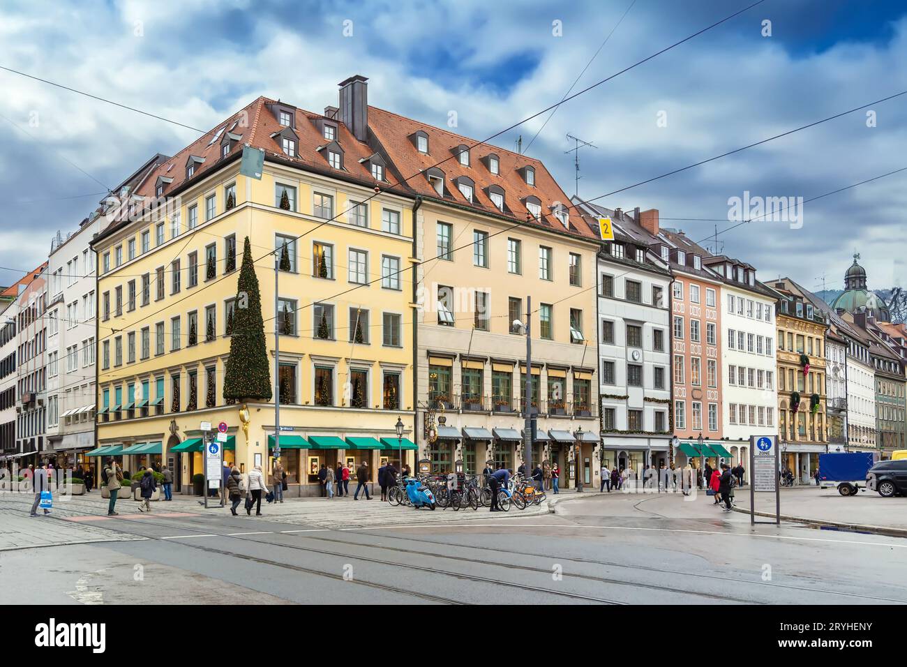 Street in Munich, Germany Stock Photo - Alamy