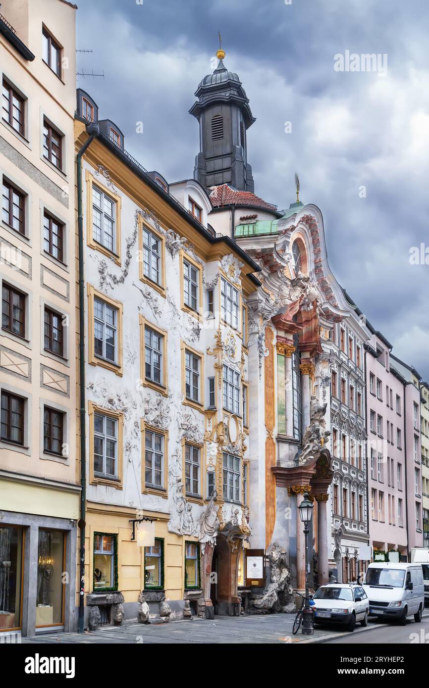 Asam church architecture hi-res stock photography and images - Alamy