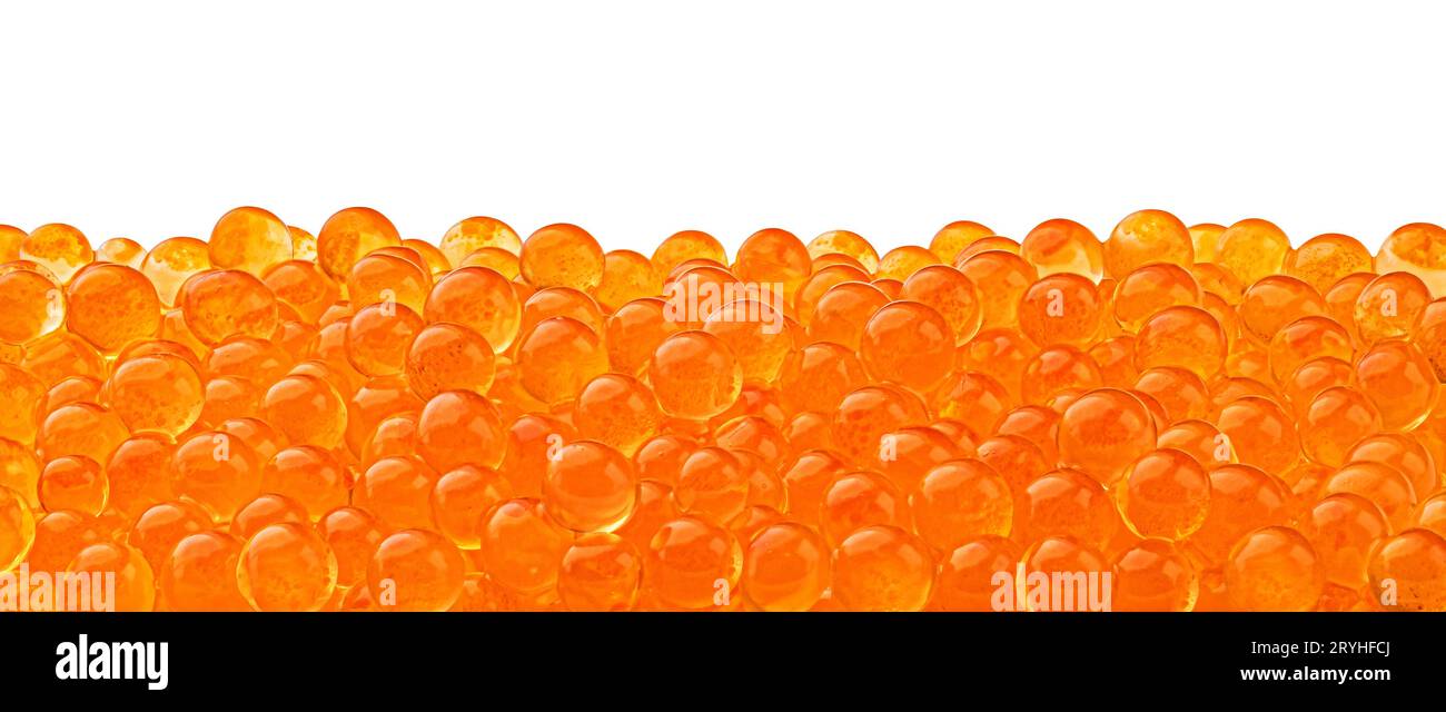 Red caviar pattern, luxury seafood texture Stock Photo - Alamy