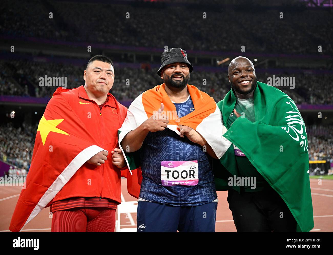 Hangzhou, China's Zhejiang Province. 1st Oct, 2023. Tajinderpal Singh ...