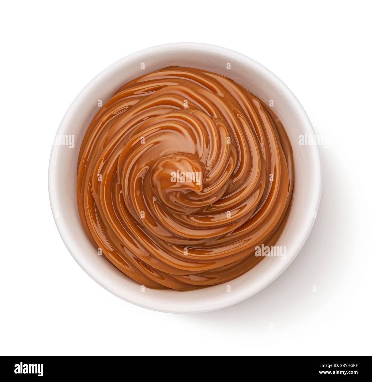 Creme caramel white background hi-res stock photography and images - Alamy