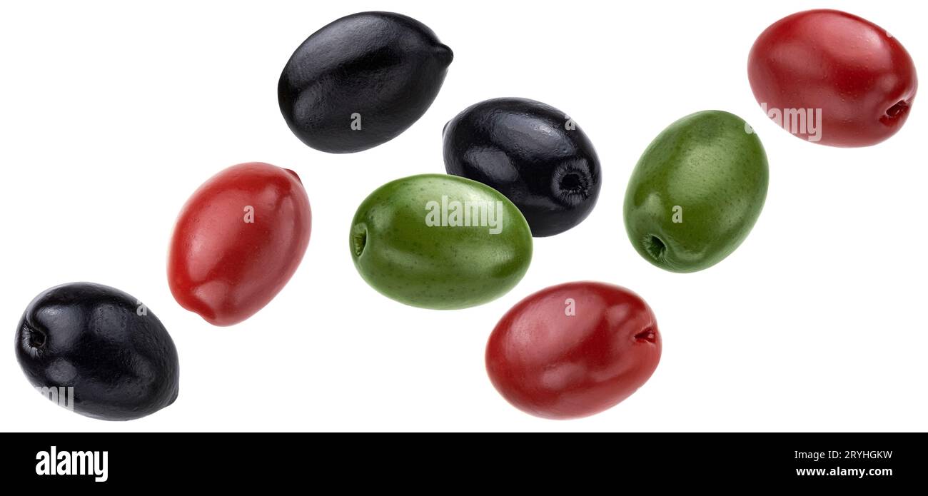 Olives cut out mix hi-res stock photography and images - Alamy