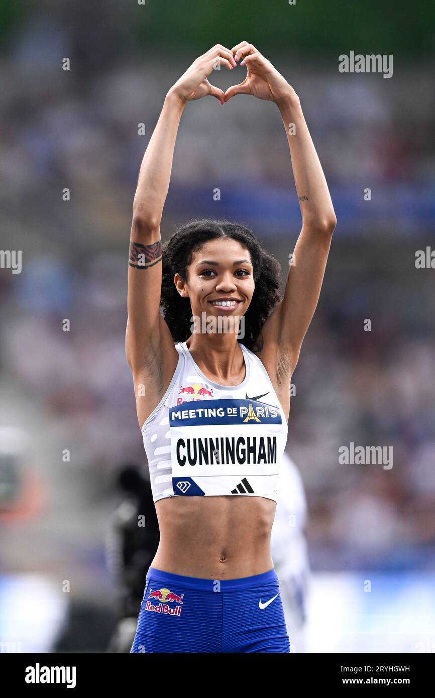 Vashti cunningham high jump hi-res stock photography and images - Alamy