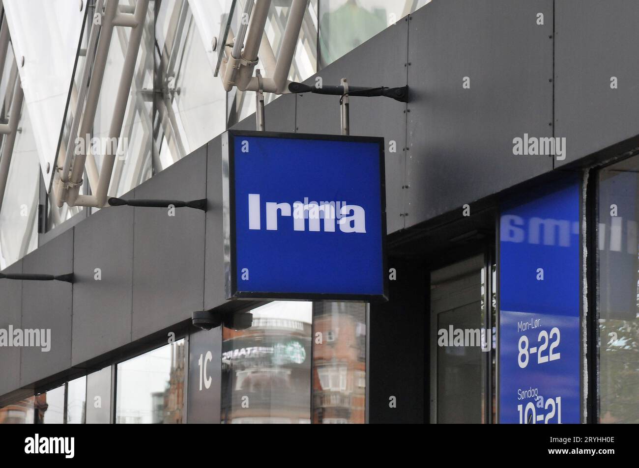 01 October. 2023/Irma grocery store in danish capital Copenhagen ...