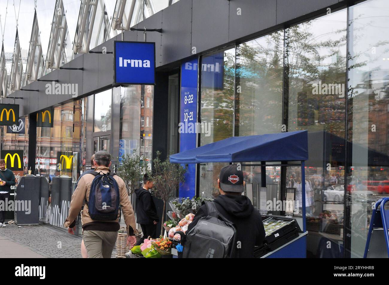 01 October. 2023/Irma grocery store in danish capital Copenhagen ...